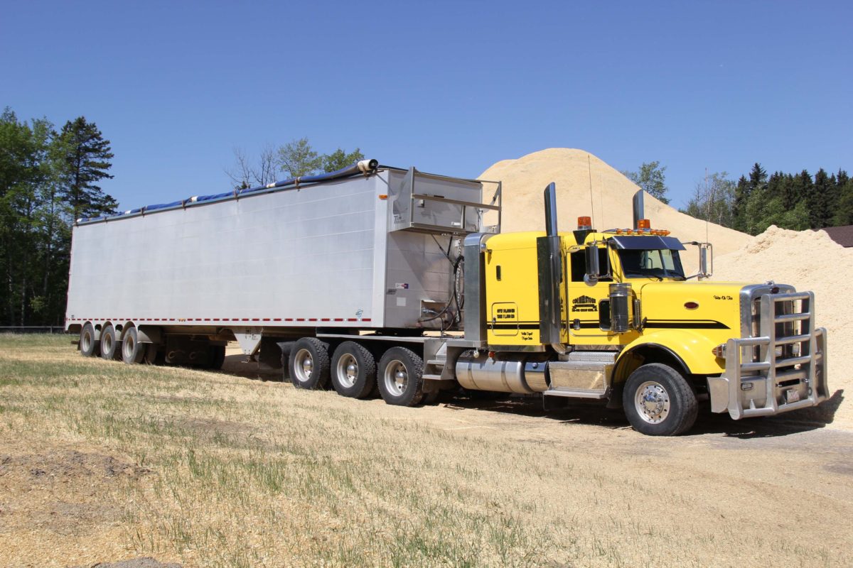 Cornerstone Transport: End Dumps, Walking Floor Trailers, Sawdust, DryX